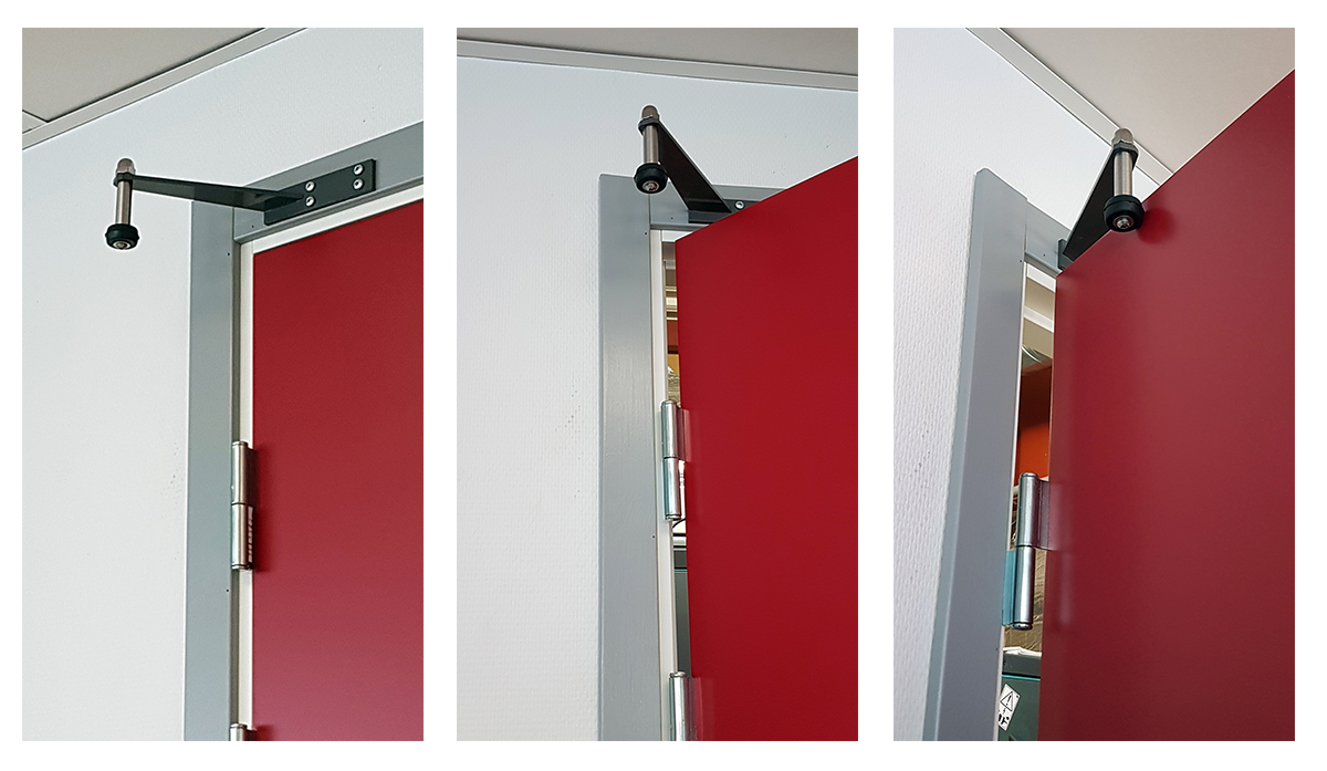 Olda dörrstopp 73 DS och dörrhållare 77 DA lanseras med mattsvart ...